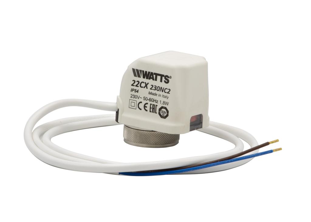 Watts 230 Volt Normally Closed Actuator 2 Wire 22CX230NC2
