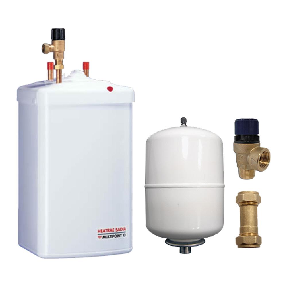 Heatrae Sadia 10 Litre Multipoint 3kW with Pack U2 Kit