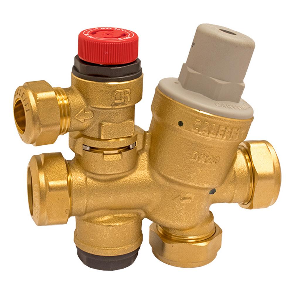 Altecnic Caleffi 22mm 1 Piece Mutibloc Inlet Control Valve 3/6 Bar ...