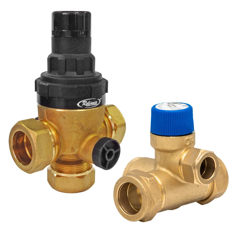 Reliance RWC 2 Piece Multibloc Inlet Control Valve 3/8 Bar