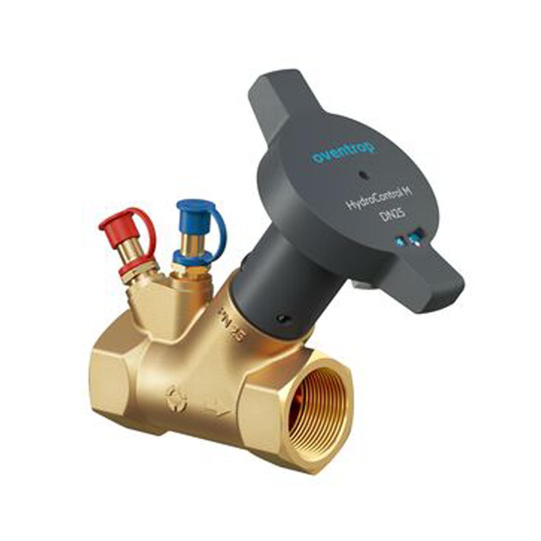 Oventrop 1/2" HydroControl M Double Regulating Valve with Metering ...